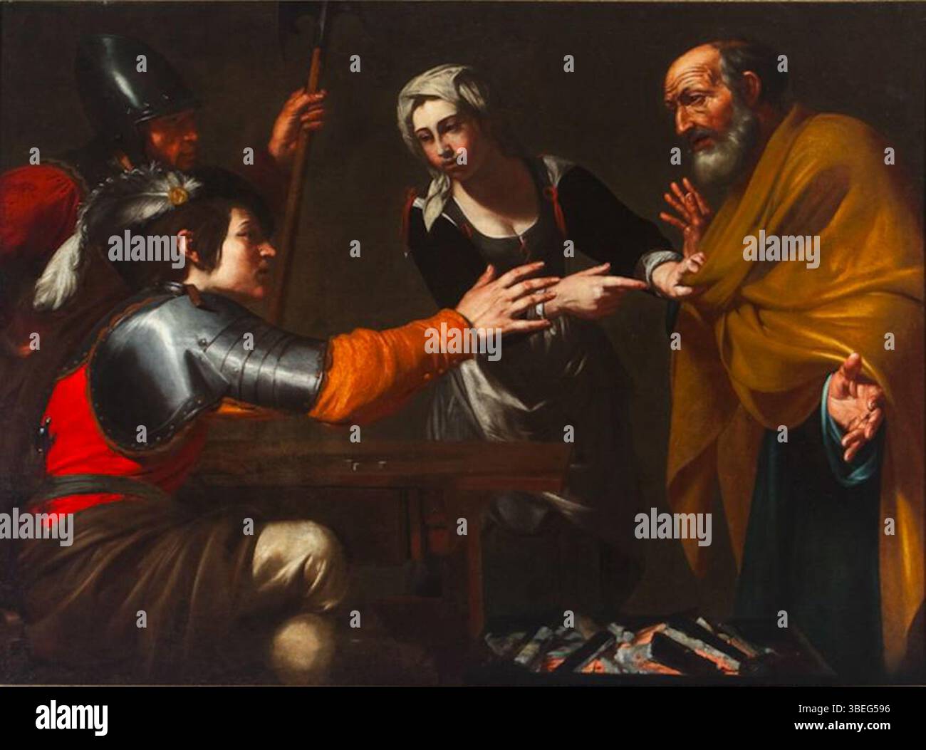 'The Denial of Saint Peter' by the Master of the Judgment of Solomon ...