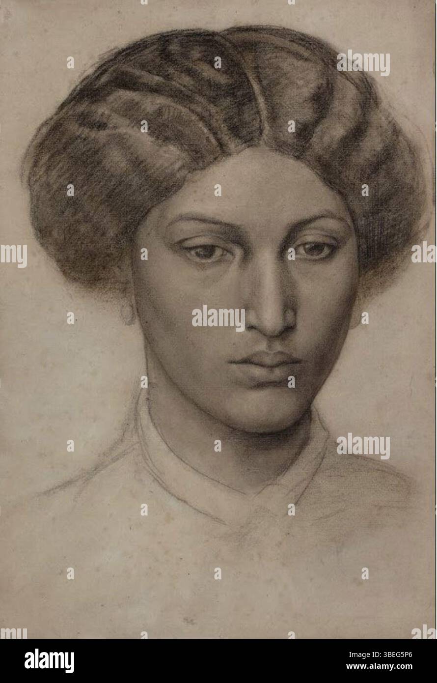 This portrait of Fanny Eaton, painted by Dante Gabriel Rossetti around ...