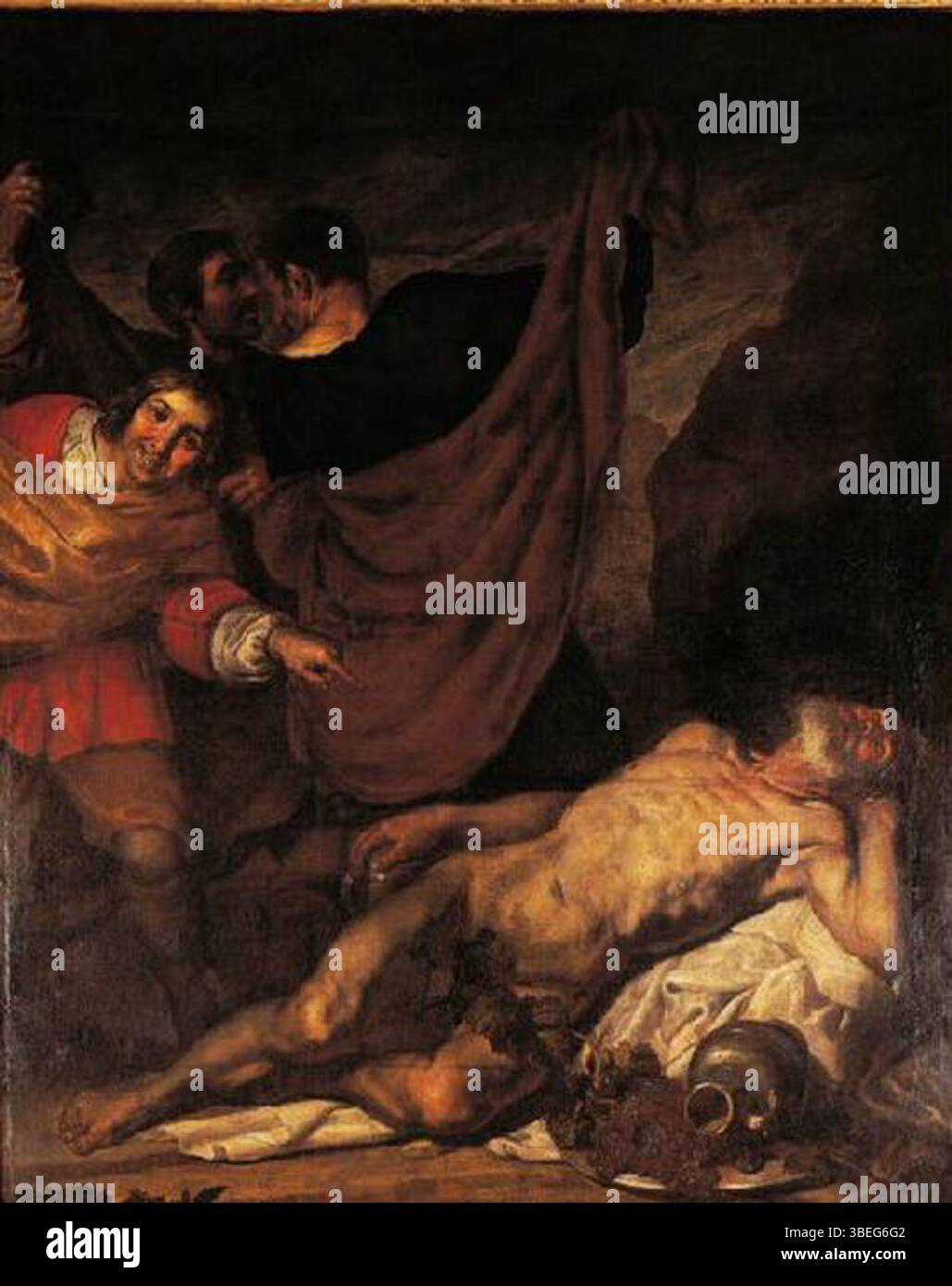 This 17th-century oil painting by Juan Montero de Rojas titled *The ...