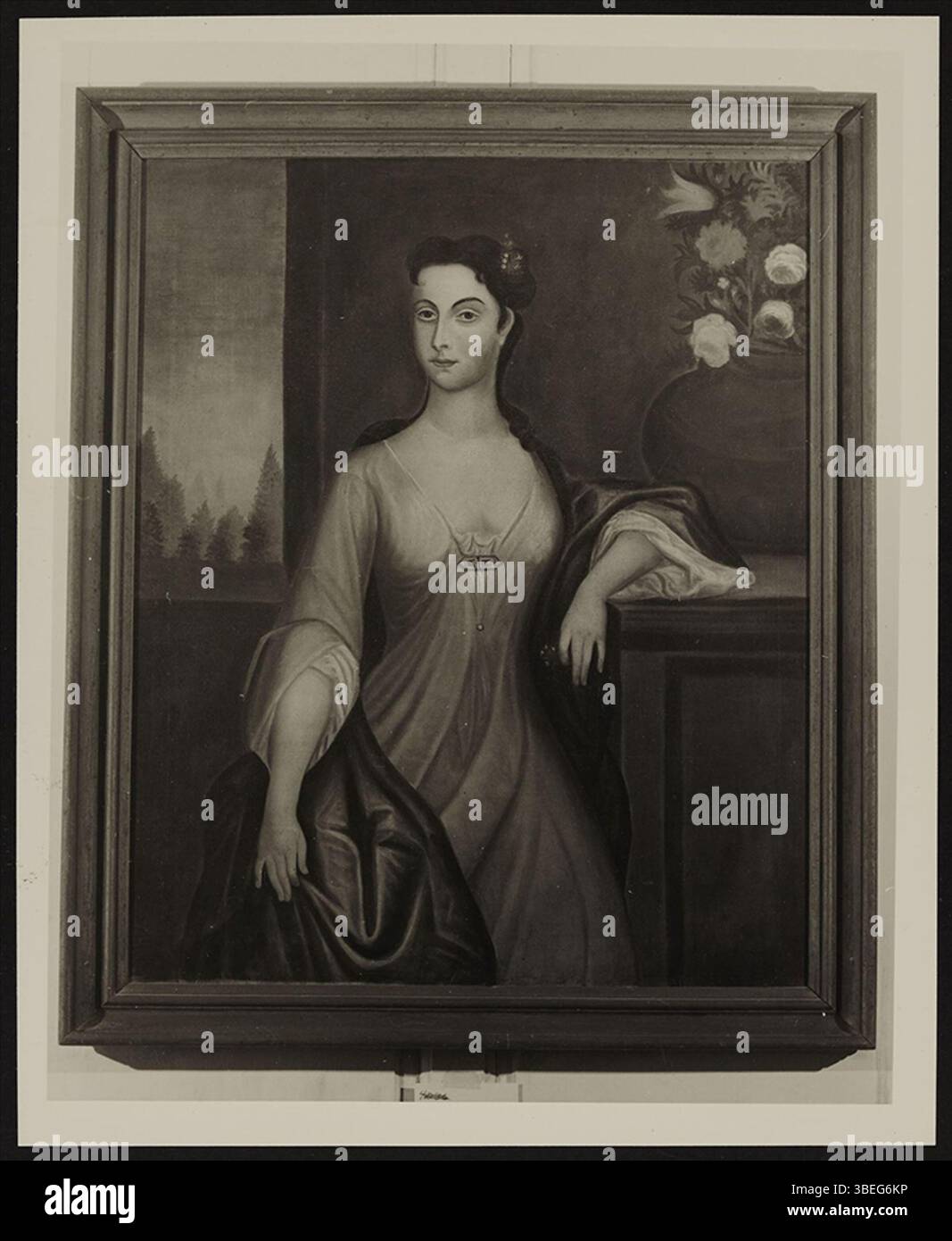 Portrait of Maria Byrd Carter, wife of Landon Carter, painted between ...