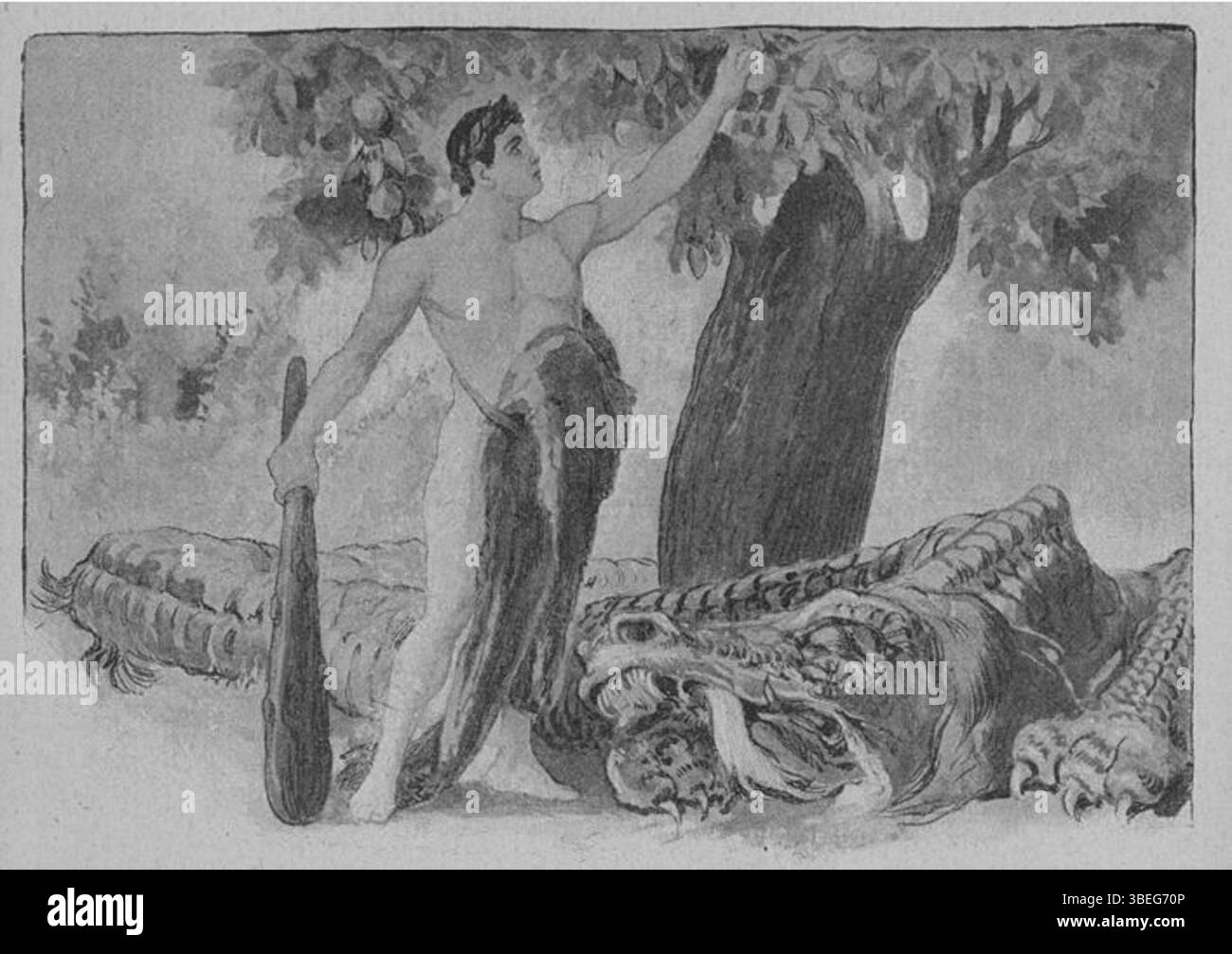 This illustration by Richard Geiger (1870–1945) from 1900 depicts the ...