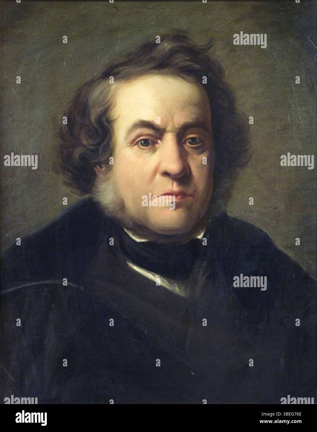 This portrait, painted by Filippo Rossini in the mid-19th century ...