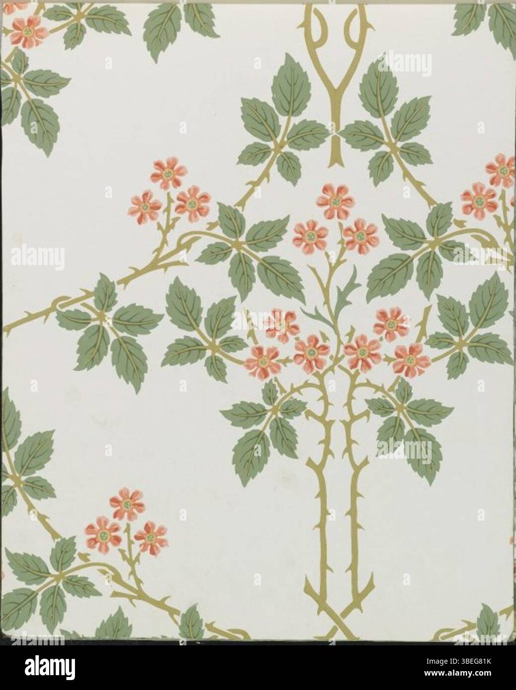 This entry from Morris & Co. Wallpaper Sample Book 1 on page 21 ...