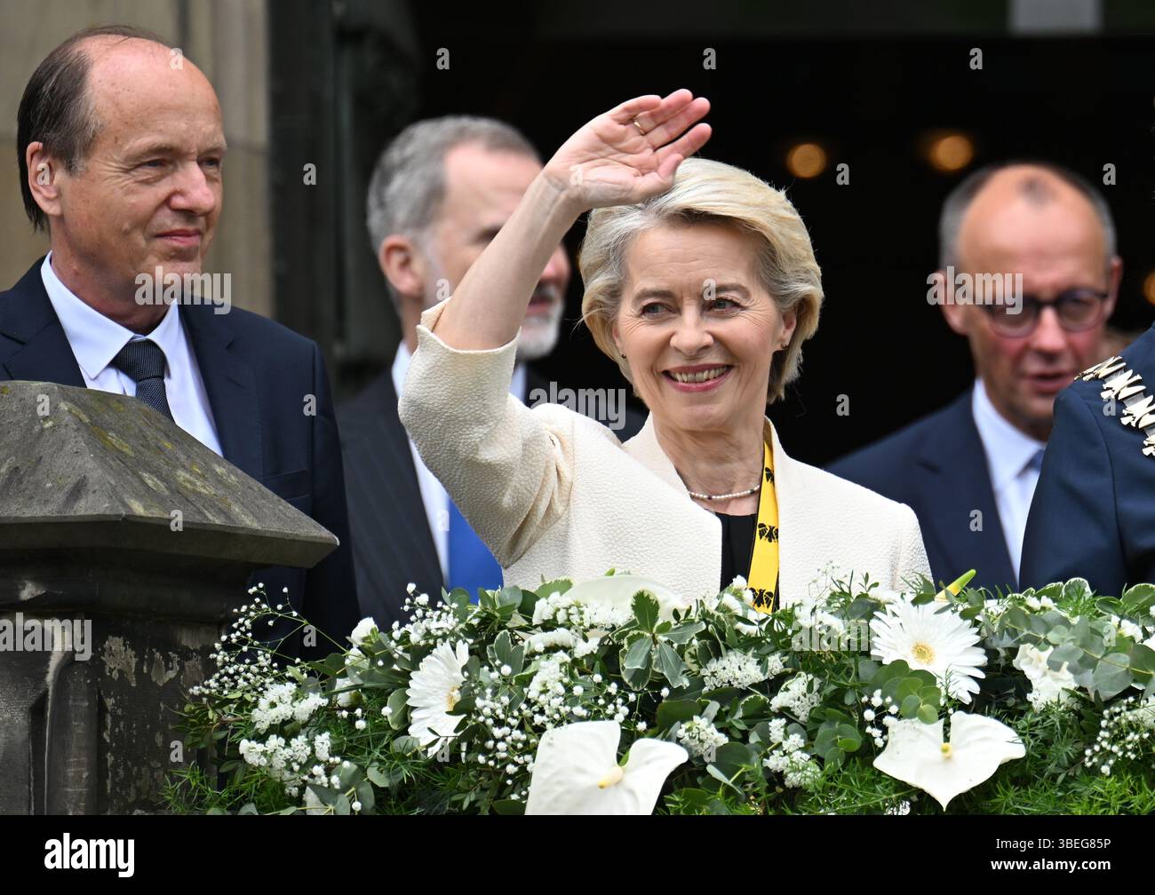 Aachen, Germany. 29th May, 2025. Laureate Ursula von der Leyen ...