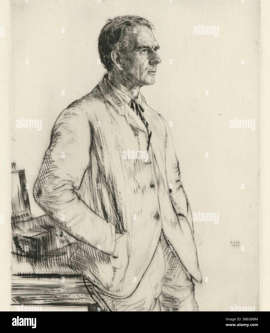 This portrait of Charles Herbert Grinling, a British mycologist, was ...