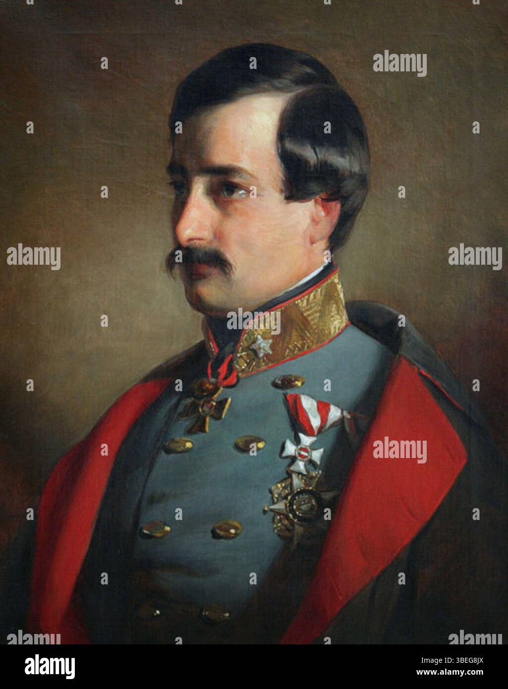 Circa 1910 portrait of Alexandr von Dietrichstein, a member of the ...