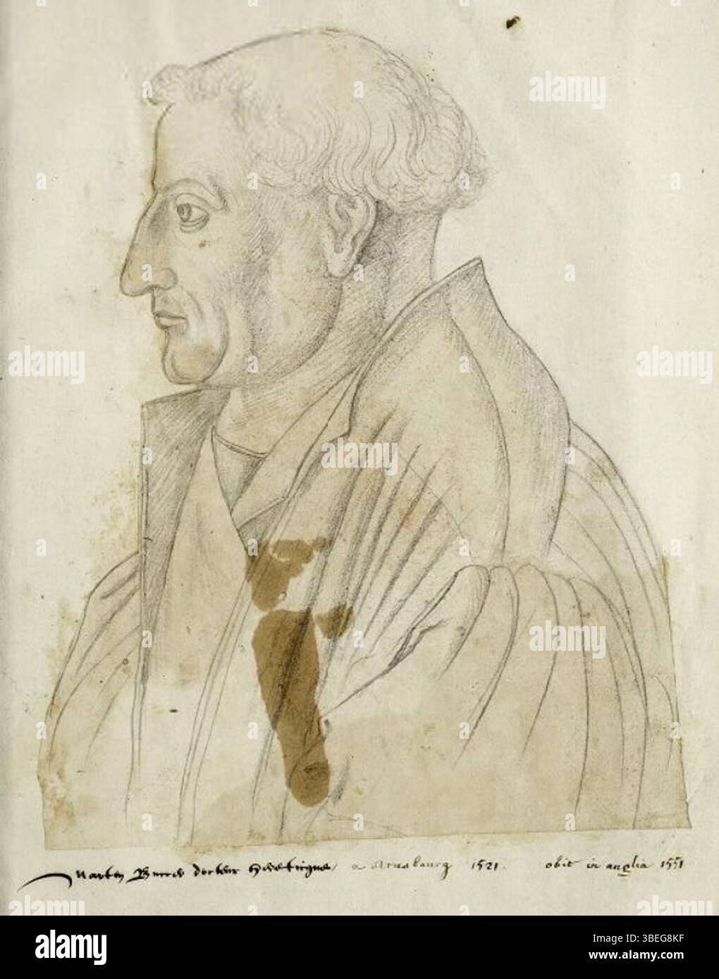 This 16th-century portrait depicts Martin Bucer, a key church reformer ...