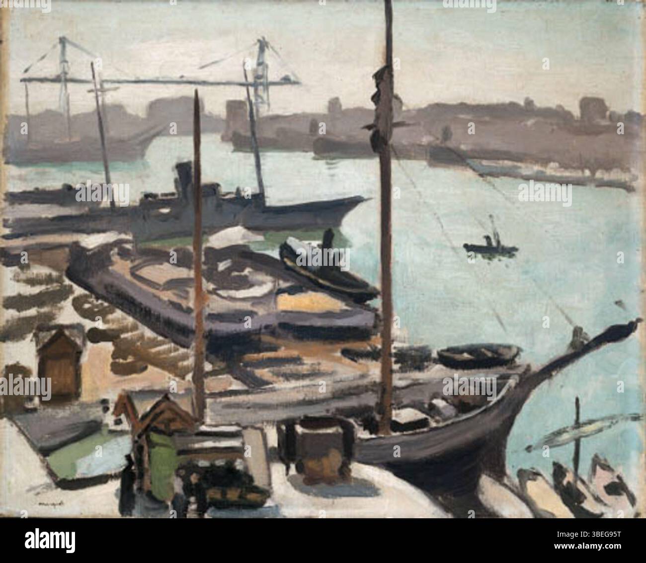 Albert Marquet's 'Marseille, Le port et le pont transbordeur' (1999 ...