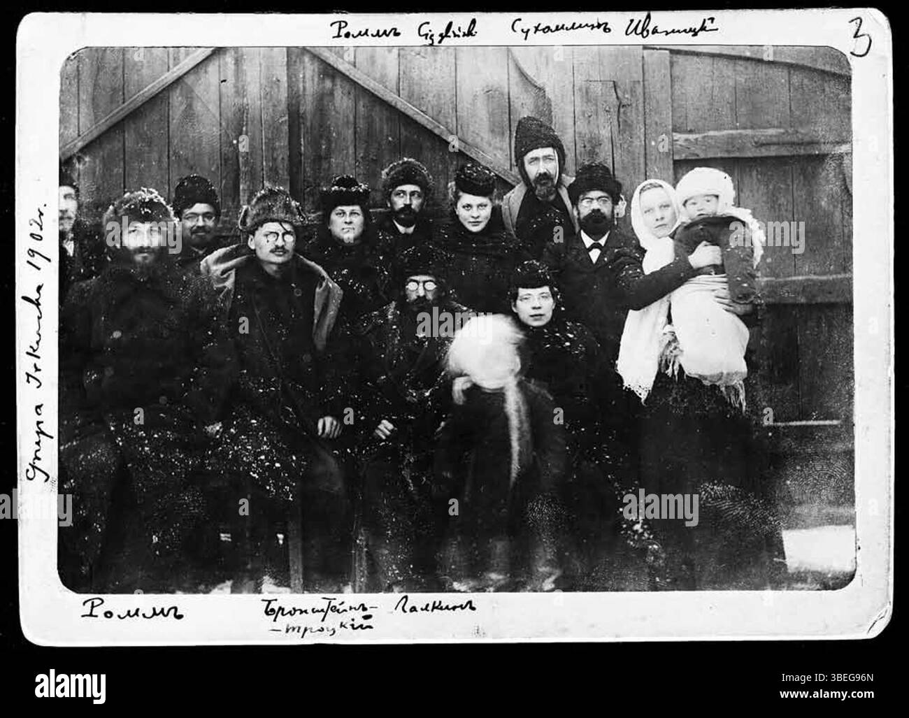 This image from 1902 features Russian political exiles, with Trotsky ...