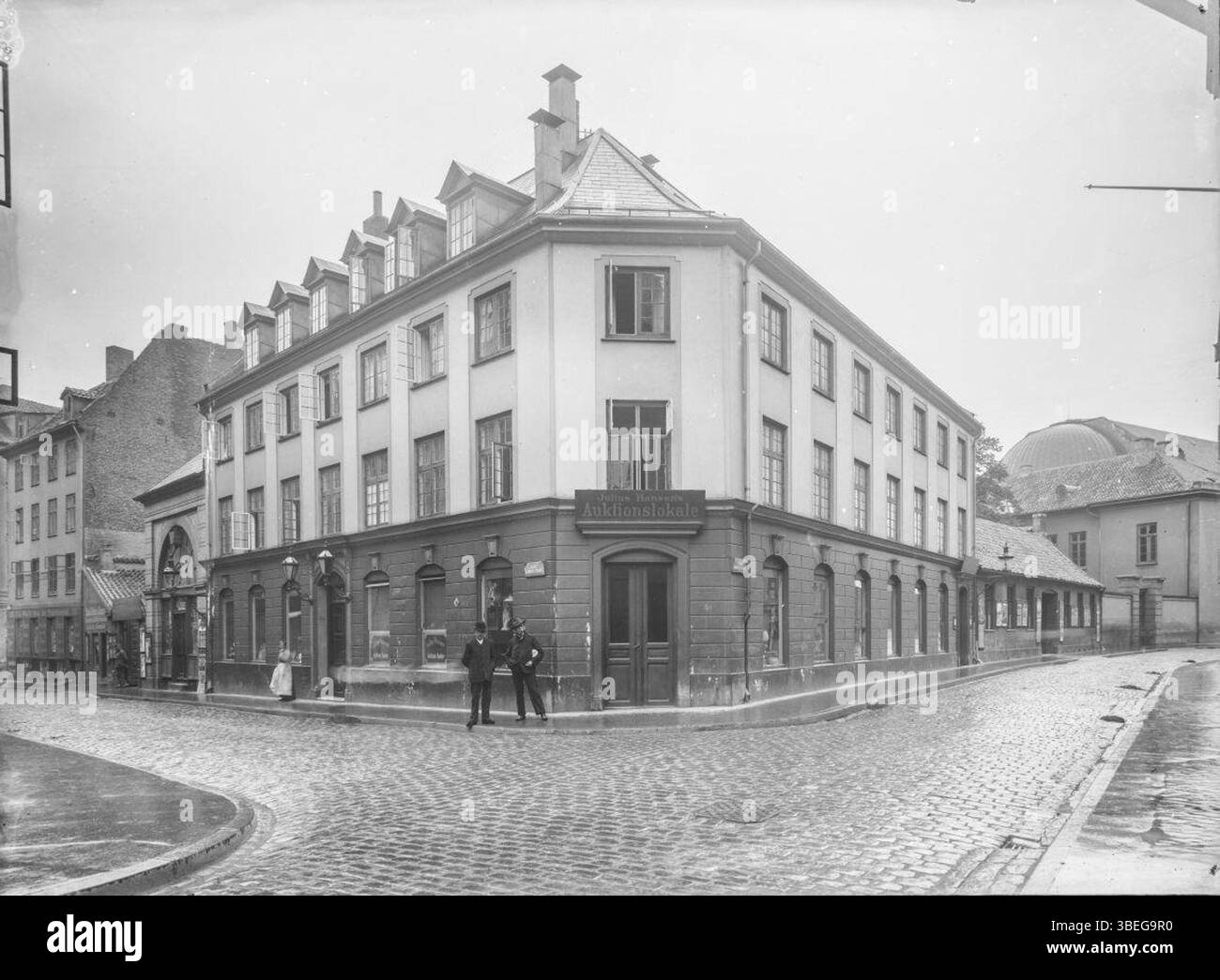Photograph by Johannes Hauerslev circa 1918 showing Kalkeballen's ...