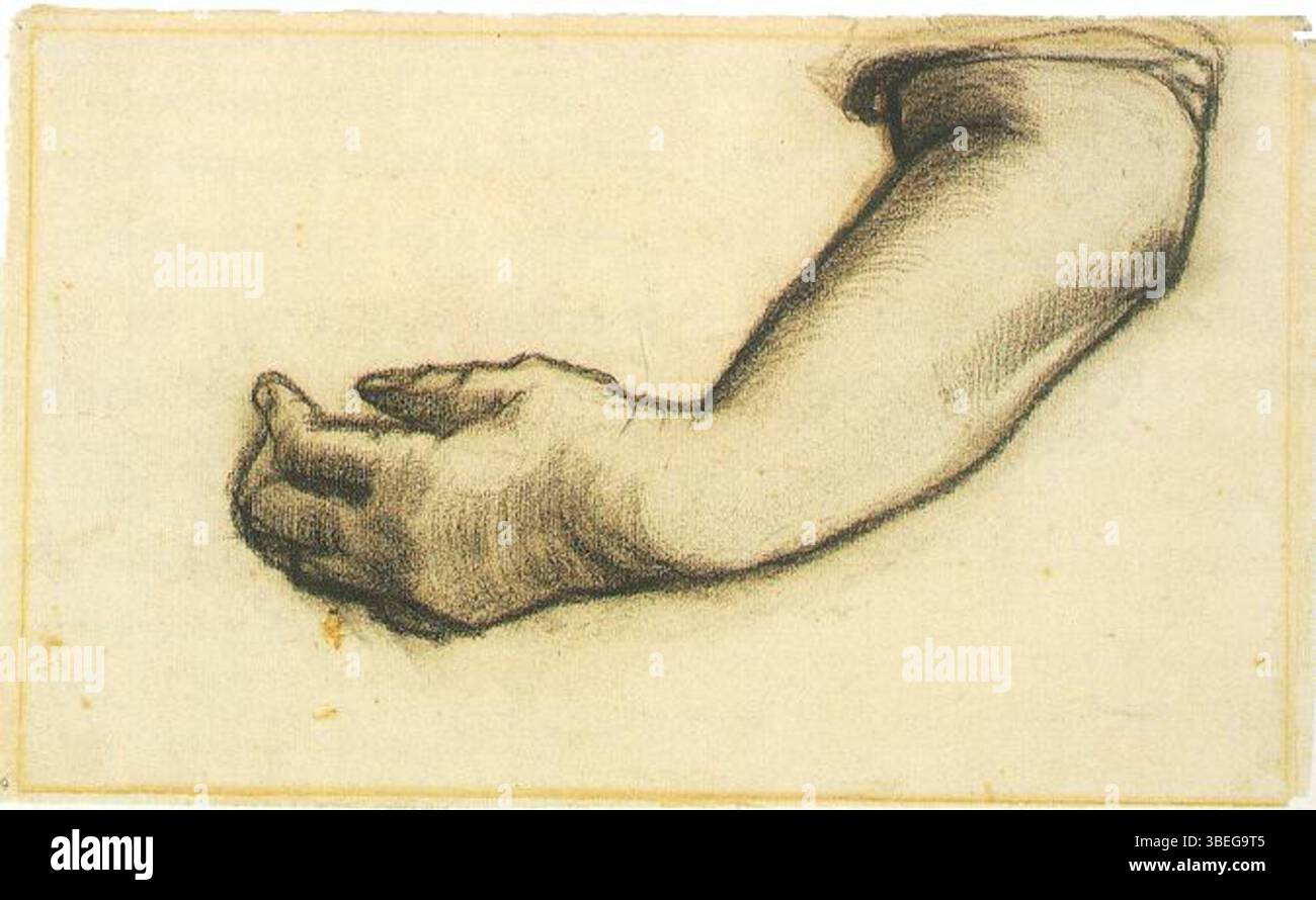 Vincent van Gogh’s work from April 4, 1884, captures the human form ...