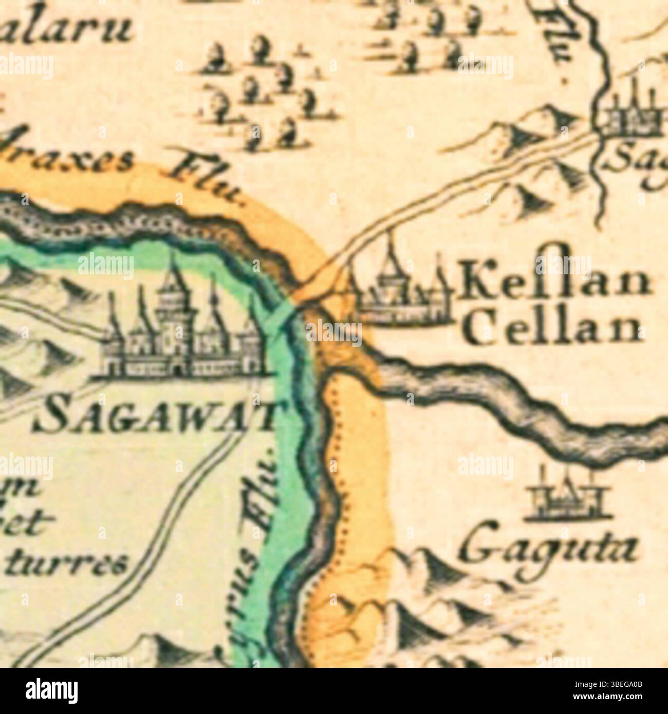 This 1720 map by Reinier Ottens and Jacob Keyser illustrates the ...
