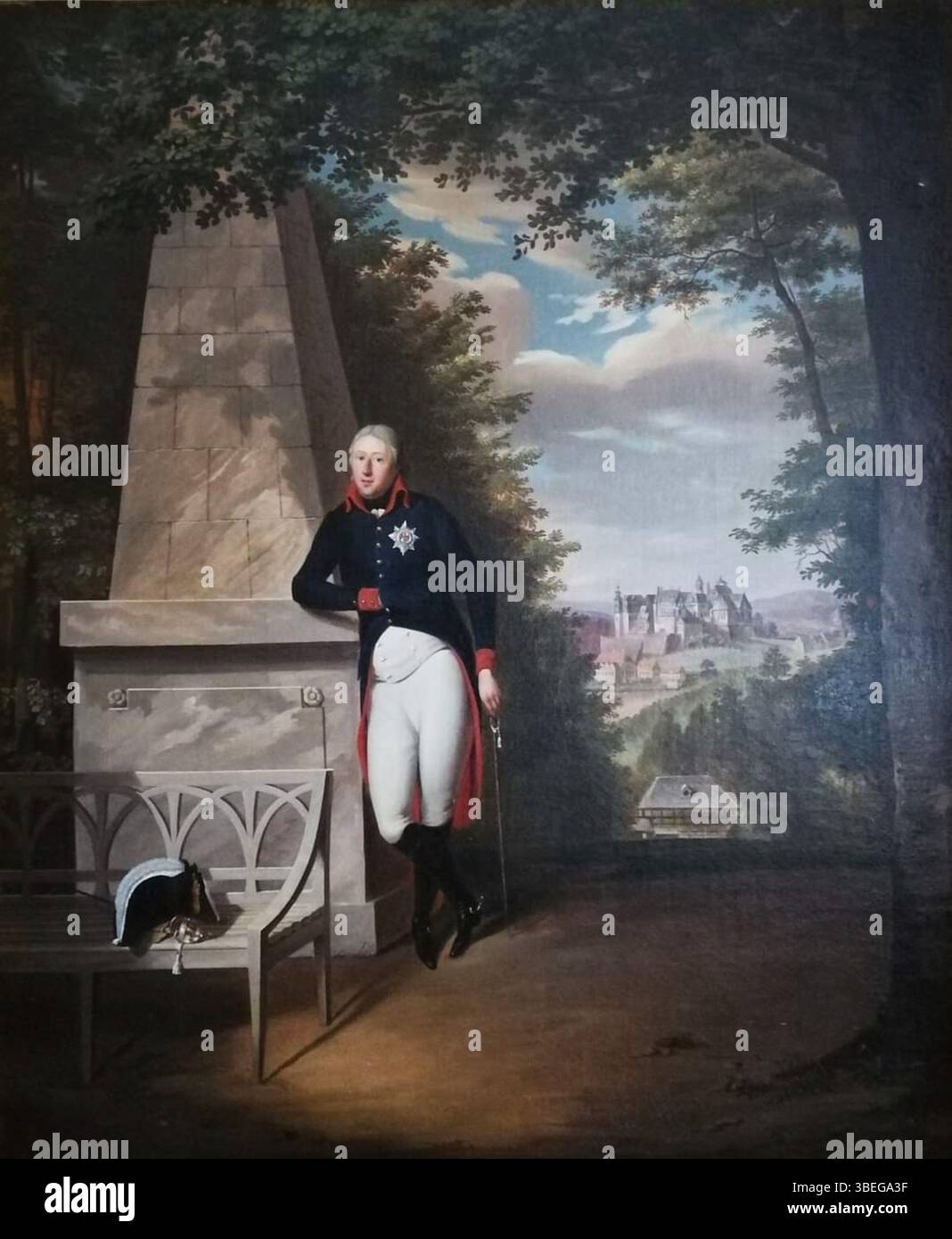 Depiction of Prince Wilhelm Christian Karl of Solms-Braunfels, 18th ...