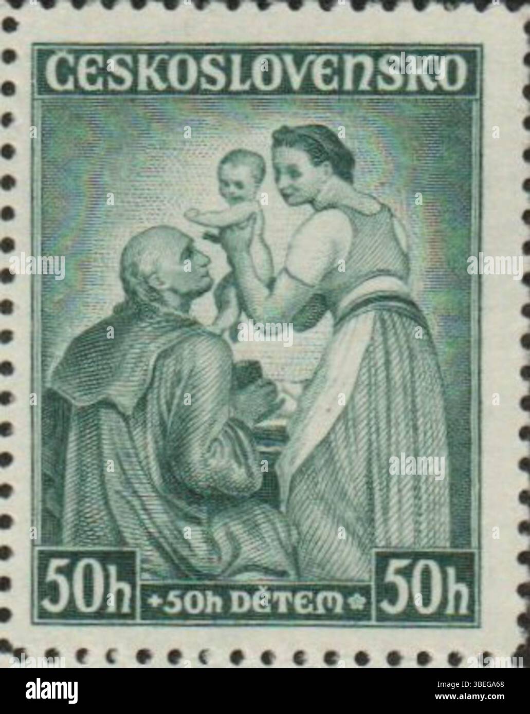 The 'Dtem' stamp, designed by Bohumil Heinz in 1936, is part of the ...
