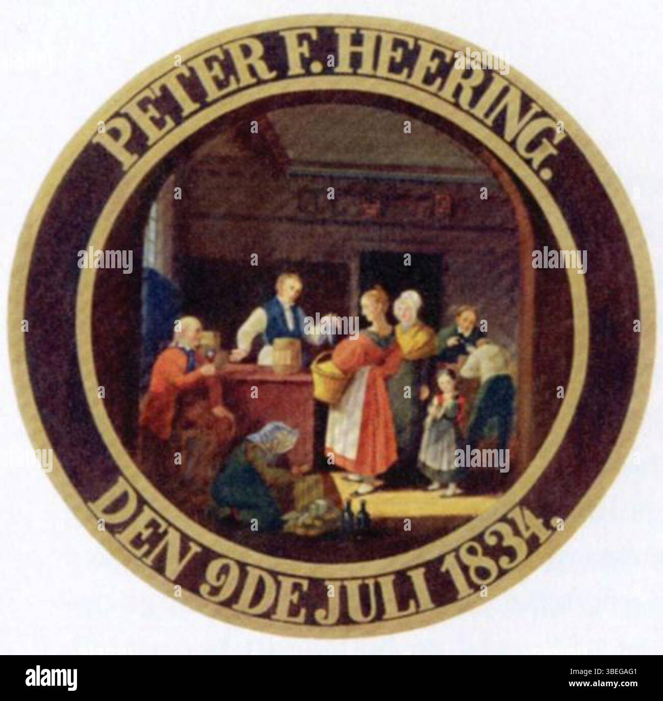 Peter F. Heering's *skydeskive*, a ceremonial target from the Royal ...