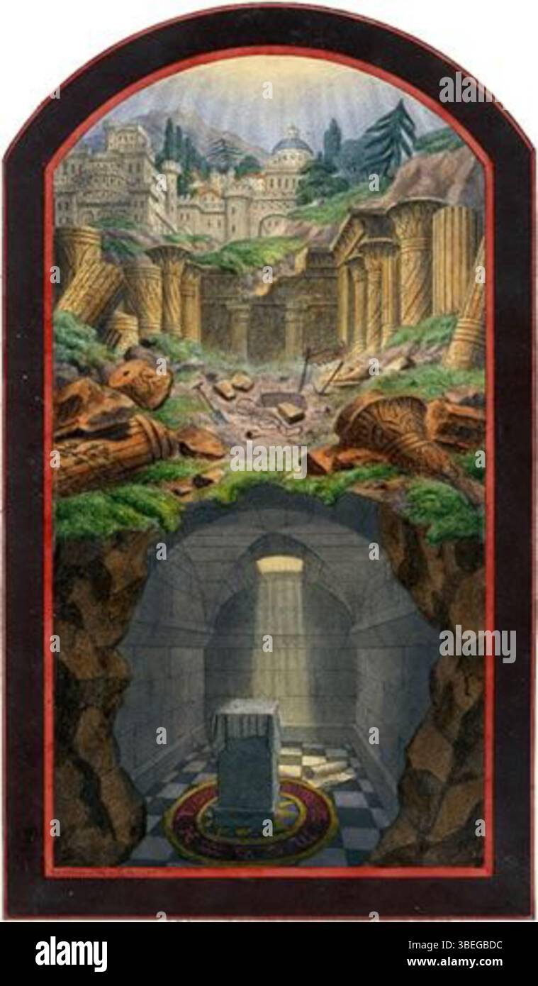 This Masonic tracing board, created by John Harris on January 19, 1901 ...