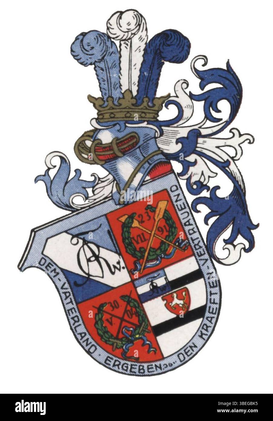 Published 1 November 1931, this coat of arms for the Akademische ...