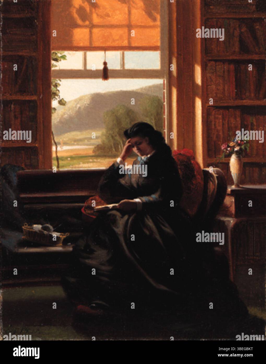 'Autumn Lights' is a painting by John Ferguson Weir (1841–1926) that ...