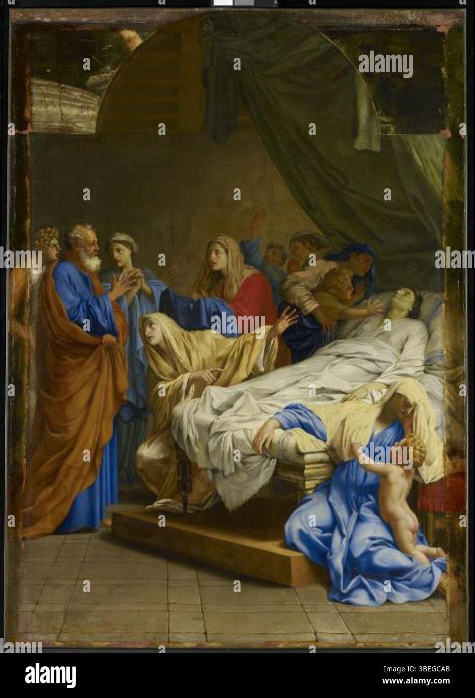 'The Raising of Tabitha' by Eustache Le Sueur, created around 1640–1645 ...
