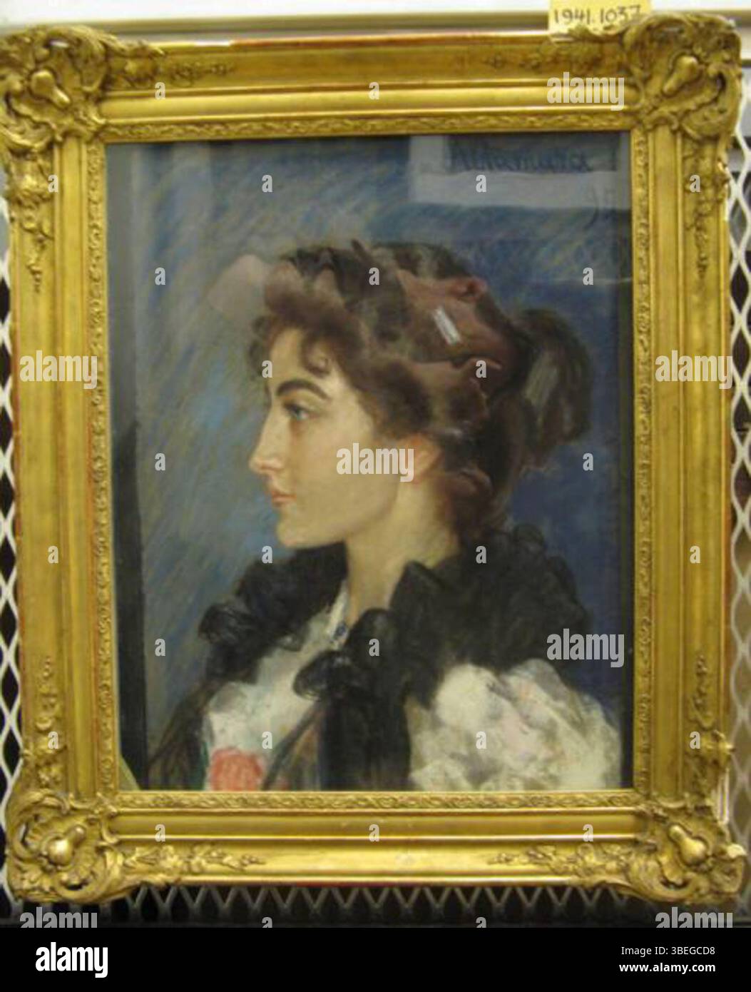 This portrait of Elizabeth Hawley de Groot (1873-1901), created by ...