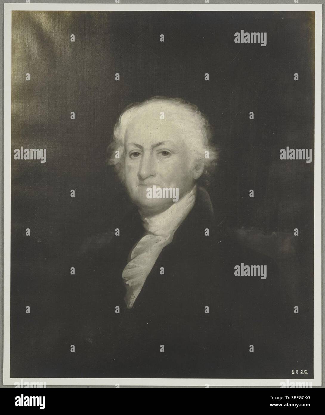This painting, attributed to Gilbert Stuart, depicts Zachariah Hicks ...