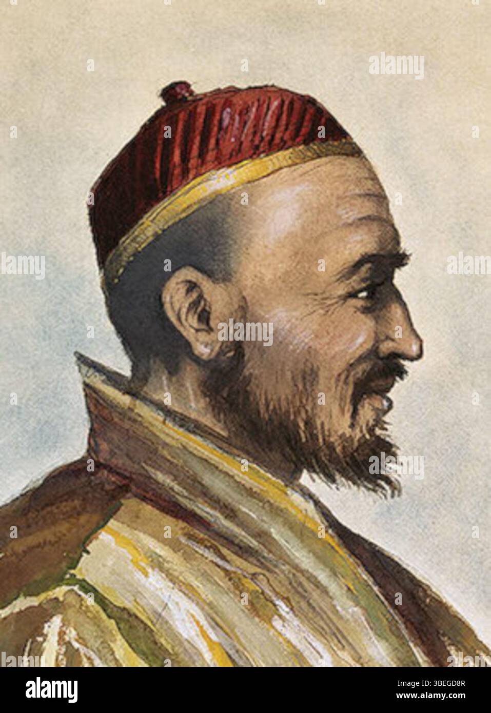 This 1880 portrait of Dr. Pyotr Badmaev, a notable figure in Russian ...