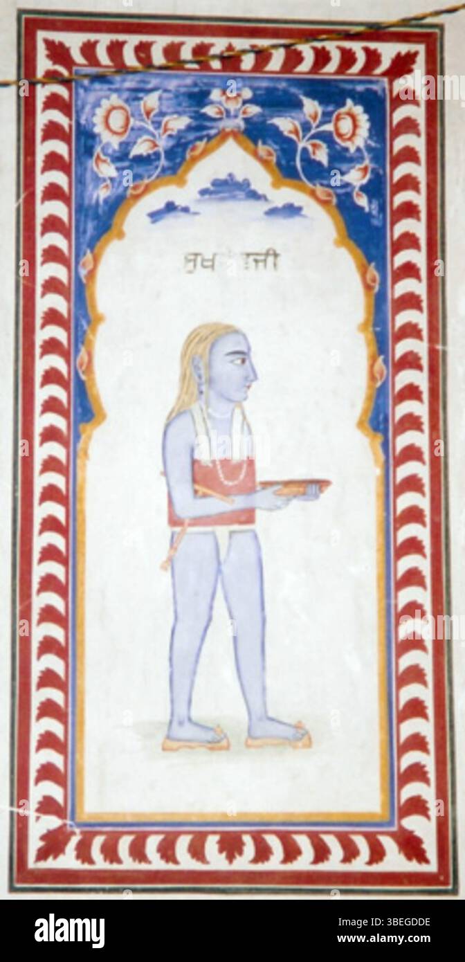 This mid-19th-century mural from the Nirmala Sikh temple in Naurangabad ...