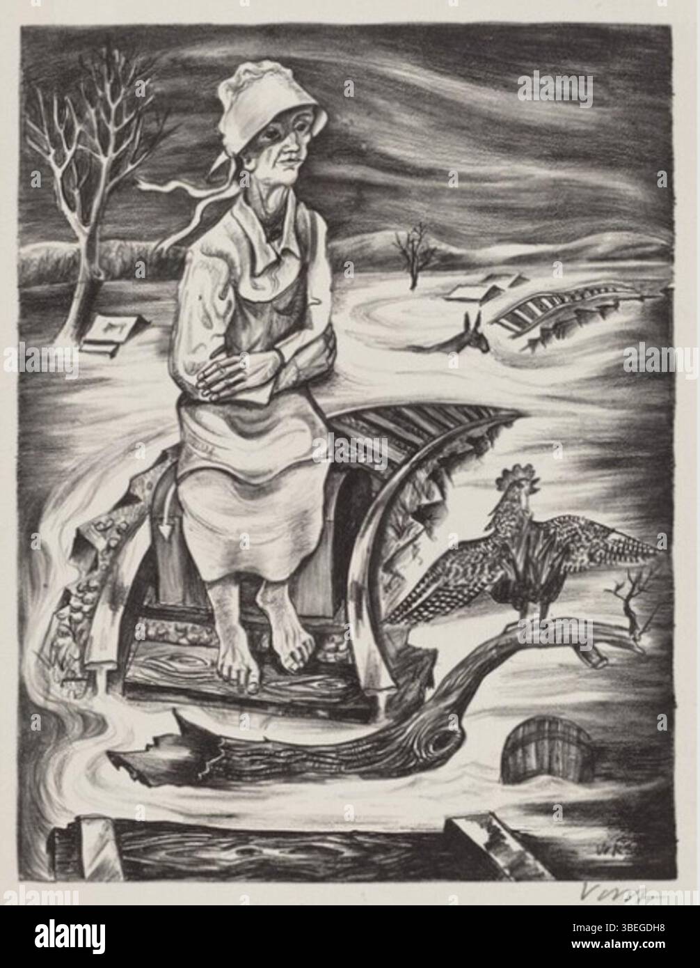 This painting by Joseph Vorst, circa 1933, titled *Missouri Annual ...