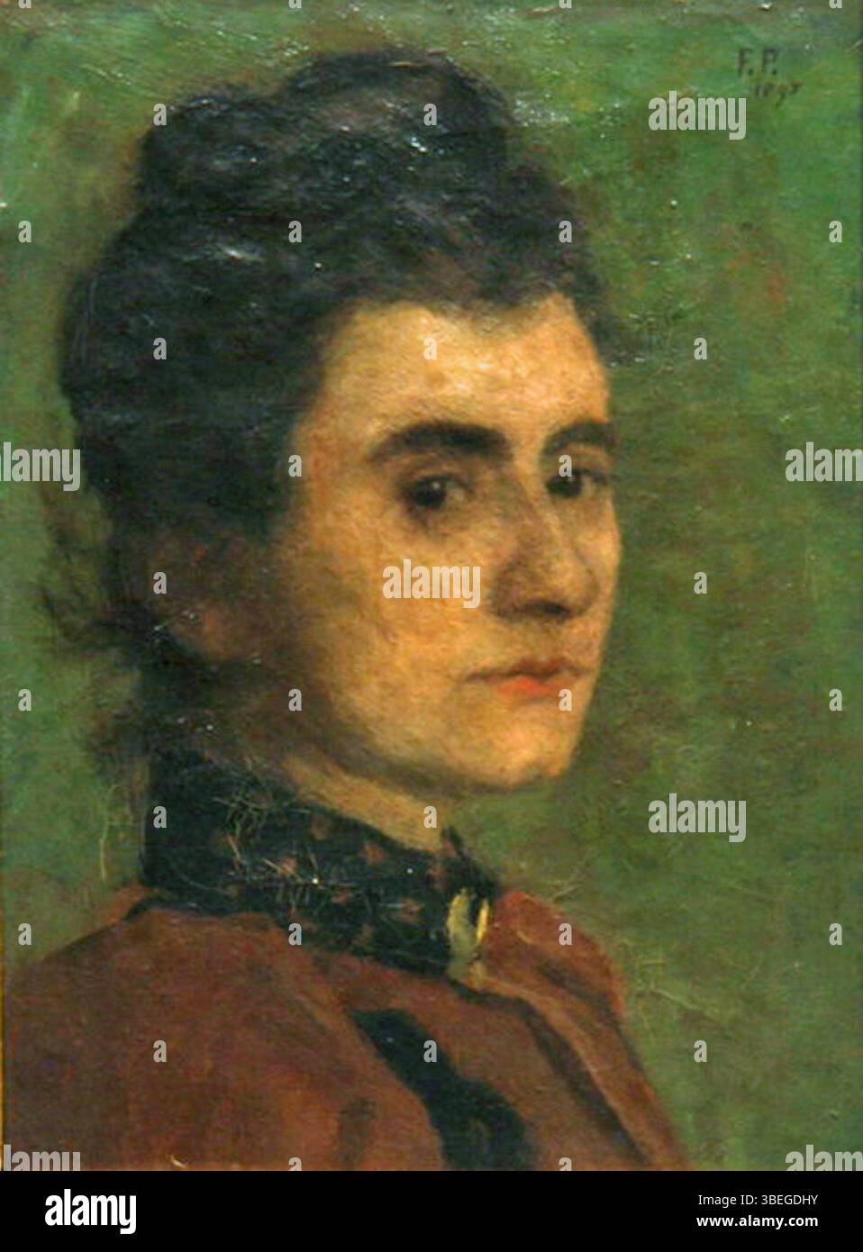 This self-portrait by Maria Adeline Alice Schweistal (1864–1950) was ...