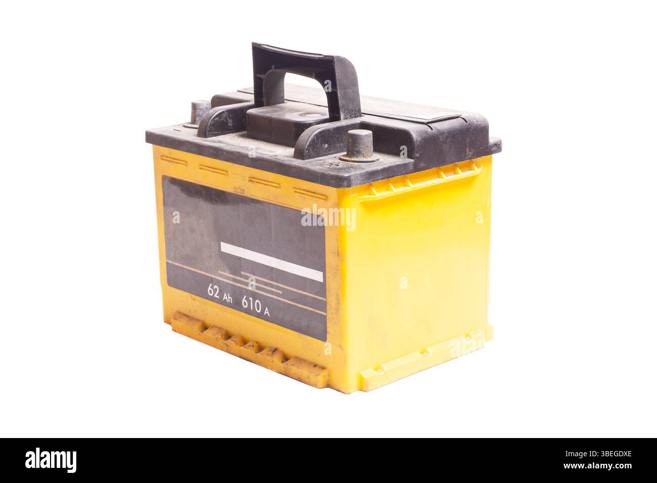 Closeup Old Car battery expire Stock Photo - Alamy