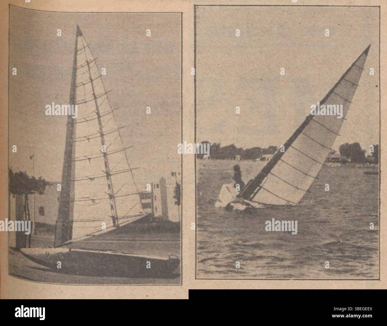 In this 1934 article, Michel Minéo presents a sloop with an aerodynamic ...
