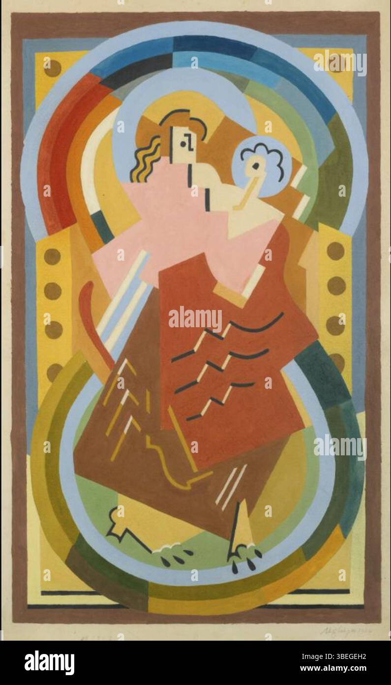 'Mère et enfant 2' is a painting by Albert Gleizes, depicting the ...