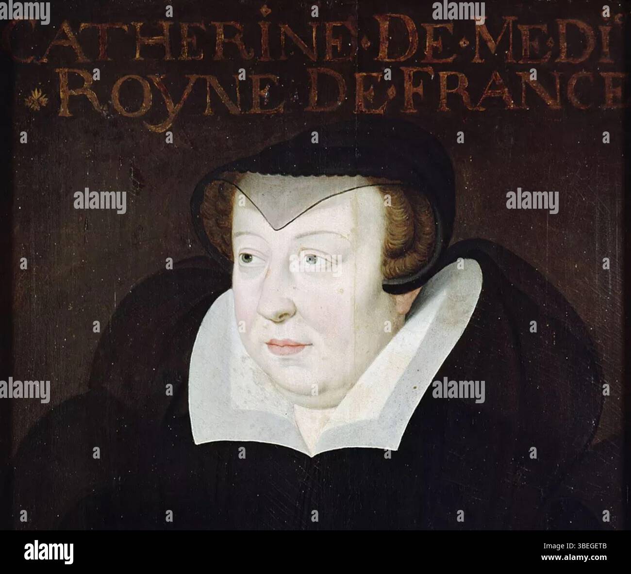 This 16th-century portrait of Catherine de Médicis, housed in the Musée ...
