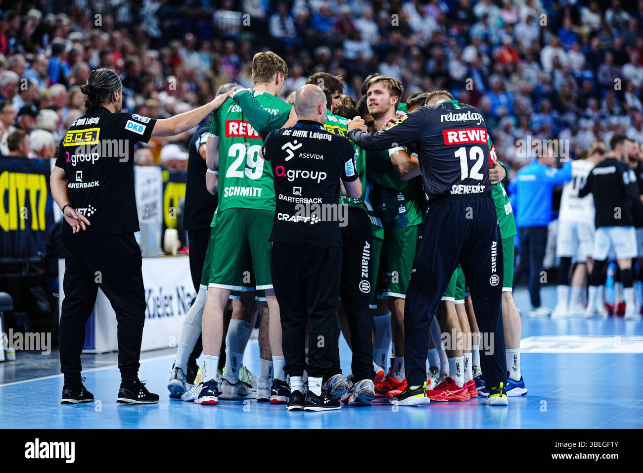 SC DHfK Leipzig GER, THW Kiel vs. SC DHfK Leipzig, Handball, Bundesliga ...