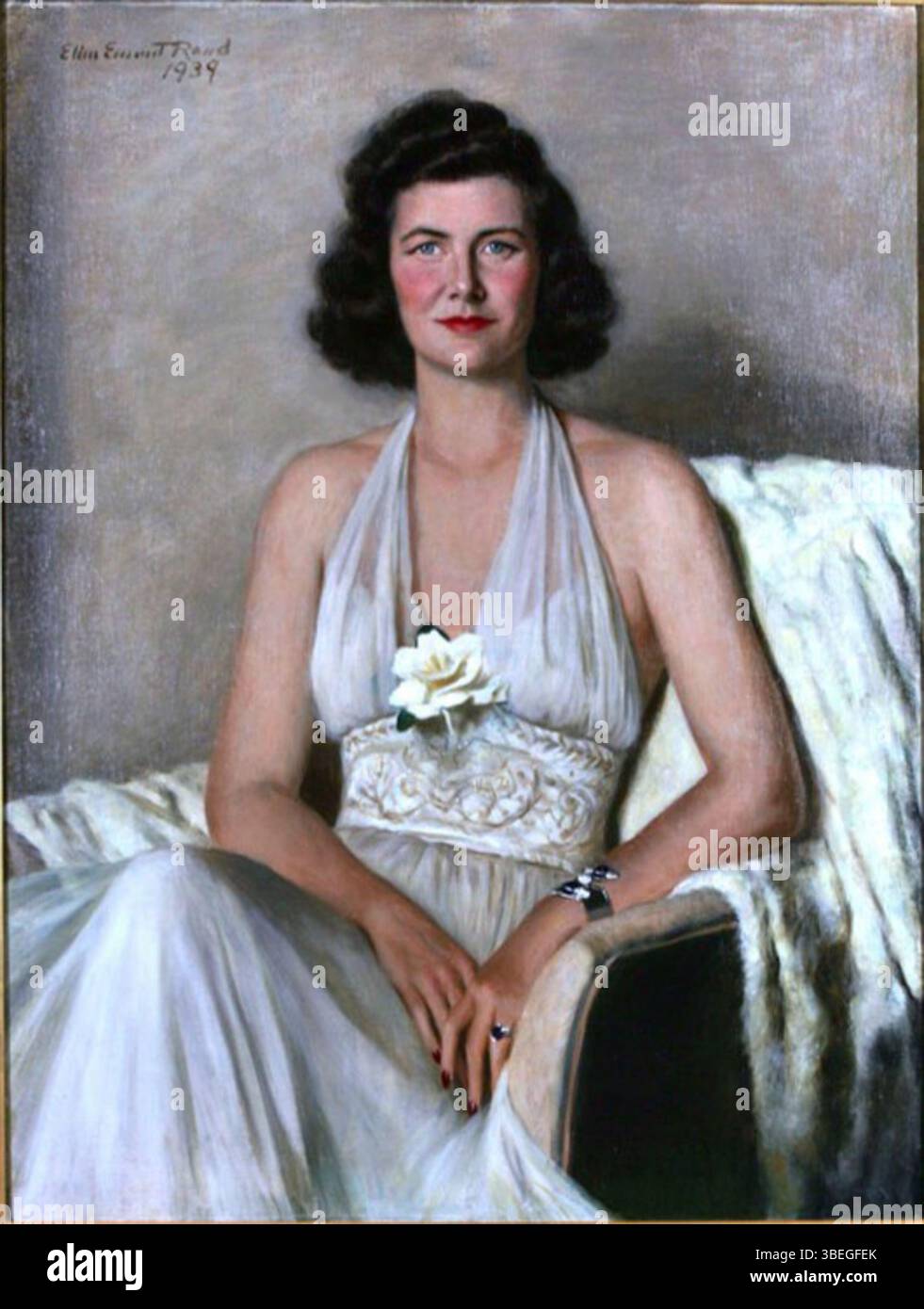 This 1939 portrait by Ellen Emmet Rand depicts Ann Gordon Colby, wife ...