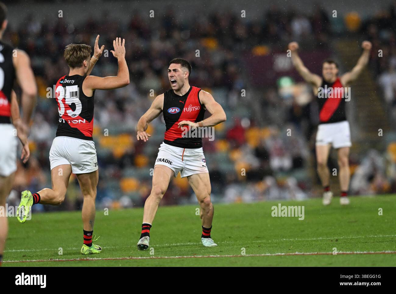 Brisbane, Australia. 29th May, 2025. Jade Gresham of the Bombers ...