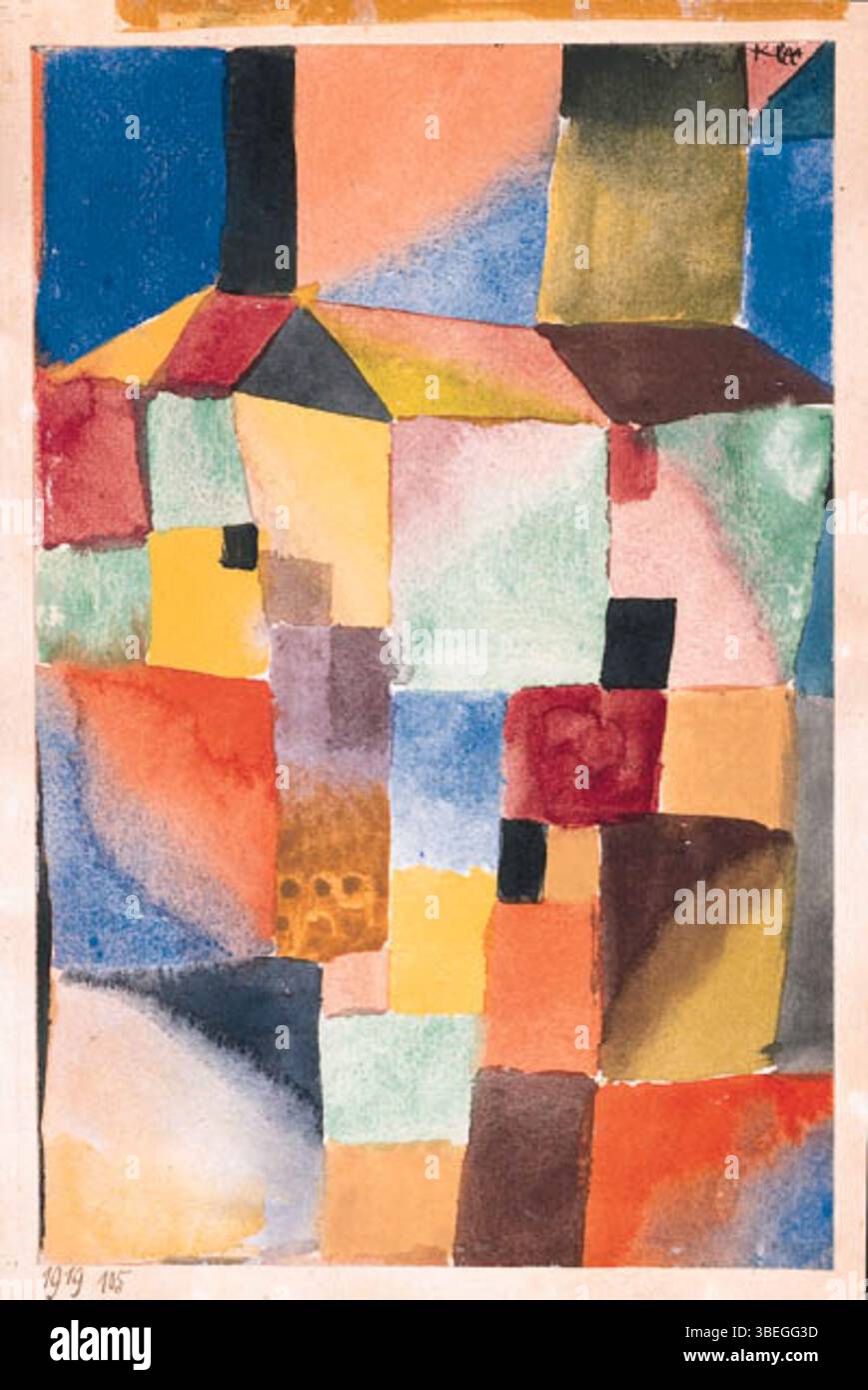 Paul Klee's Rot=grn orange=blau is an abstract artwork from 1925 ...