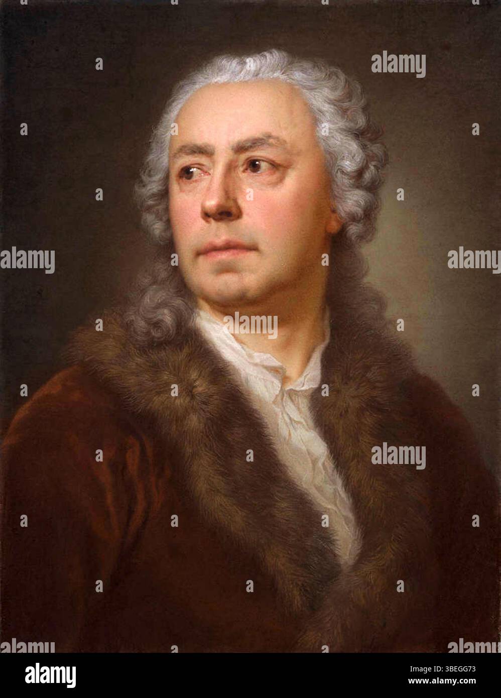 This portrait by Anton Raphael Mengs, created in 1744/45, depicts the ...