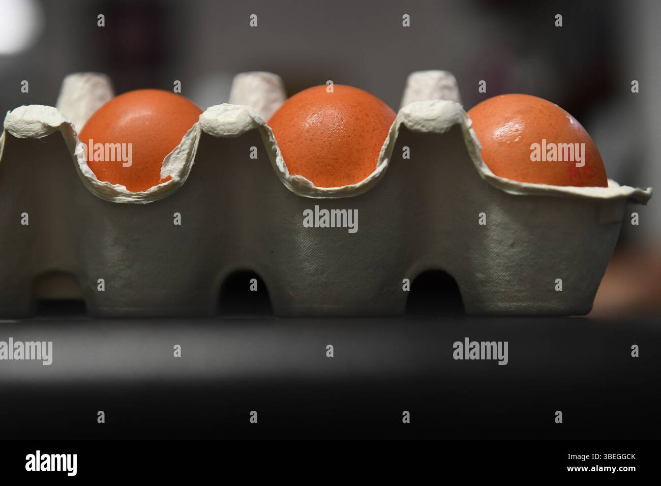 Brisbane, Australia. 29th May, 2025. Eggs and egg carton stock image ...