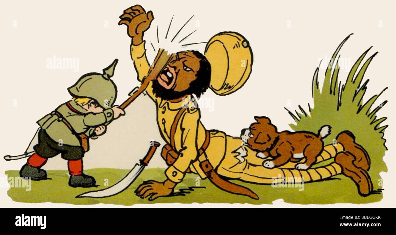 An extract from Herbert Rikli’s 1915 work, 'Kriegs-Bilderbuch ...