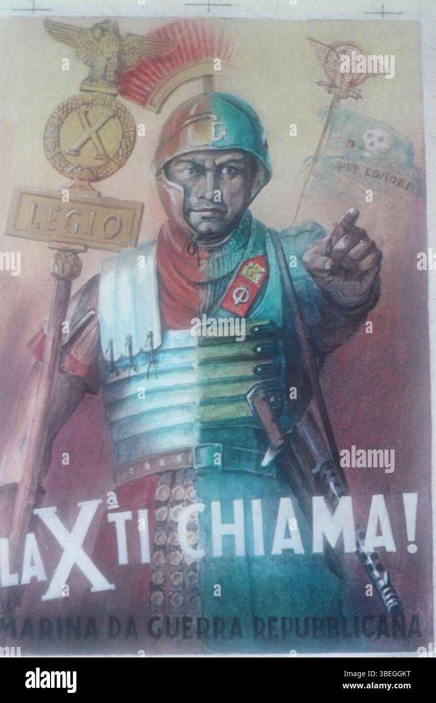 This Italian Fascist naval recruitment poster, designed by Gino ...