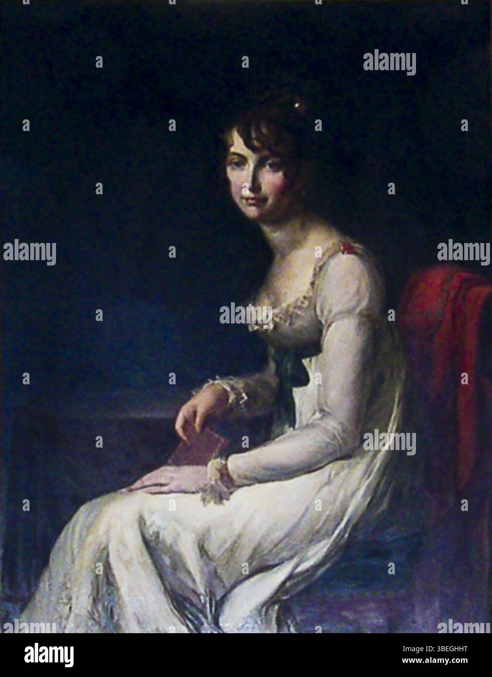 This portrait attributed to Marie-Guillemine Benoist depicts Eglé ...