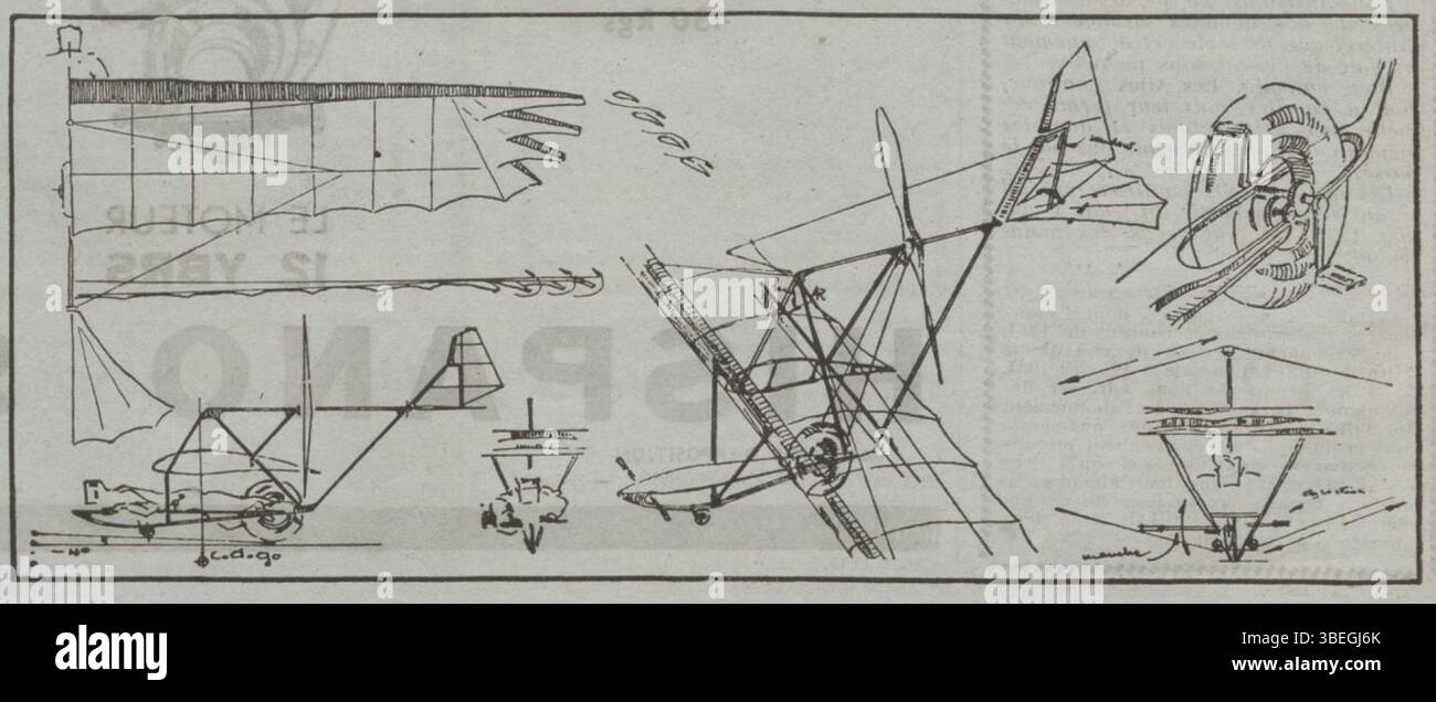 Michel Minéo’s 1933 study, published in Les Ailes, marks the first ...