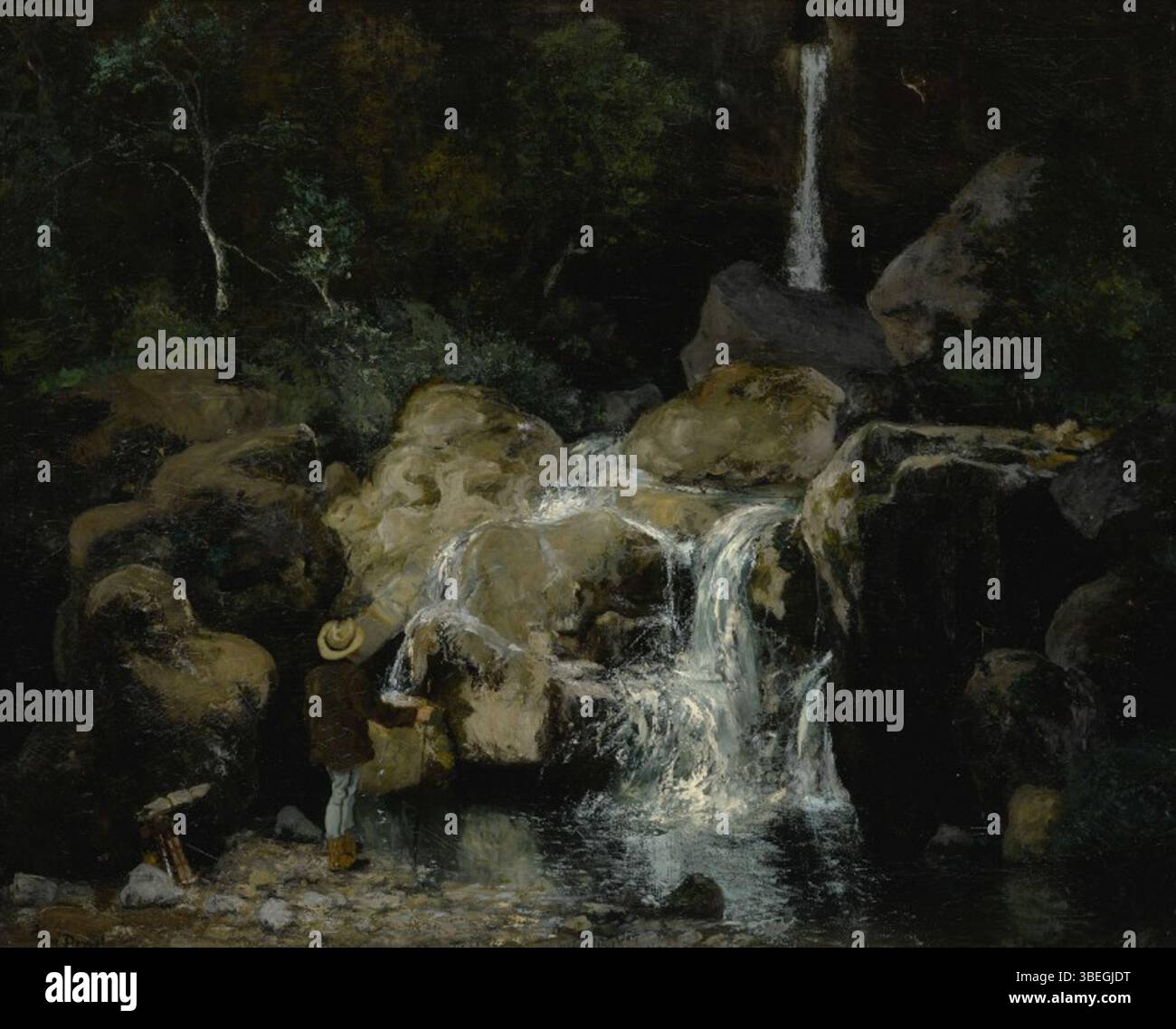 'Hommage à Gustave Courbet' by Aimé Perret (1846–1927) honors the ...