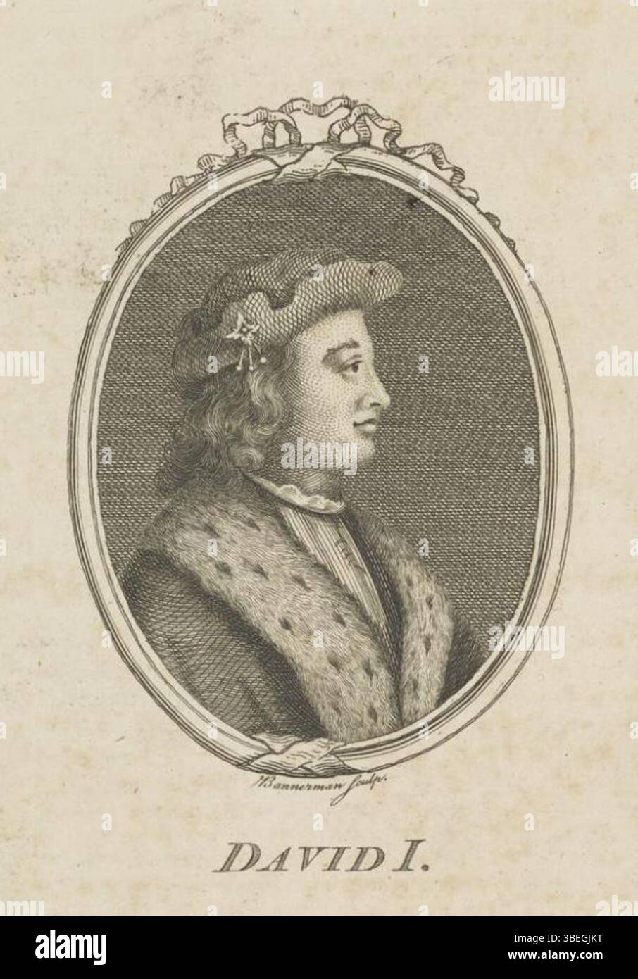 This portrait of David I, King of Scotland, was likely created in the ...