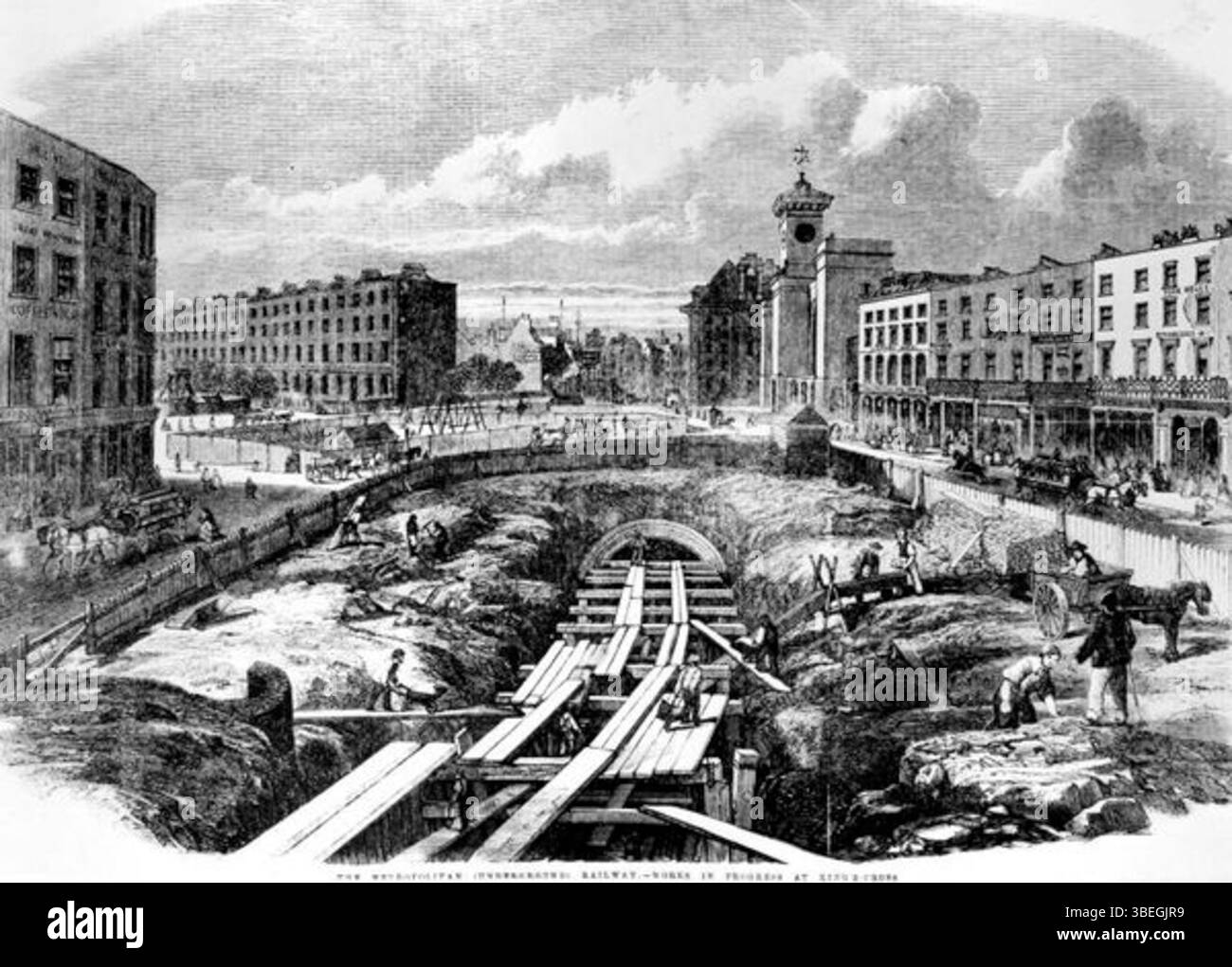 Victorian london underground tunnels hi-res stock photography and ...