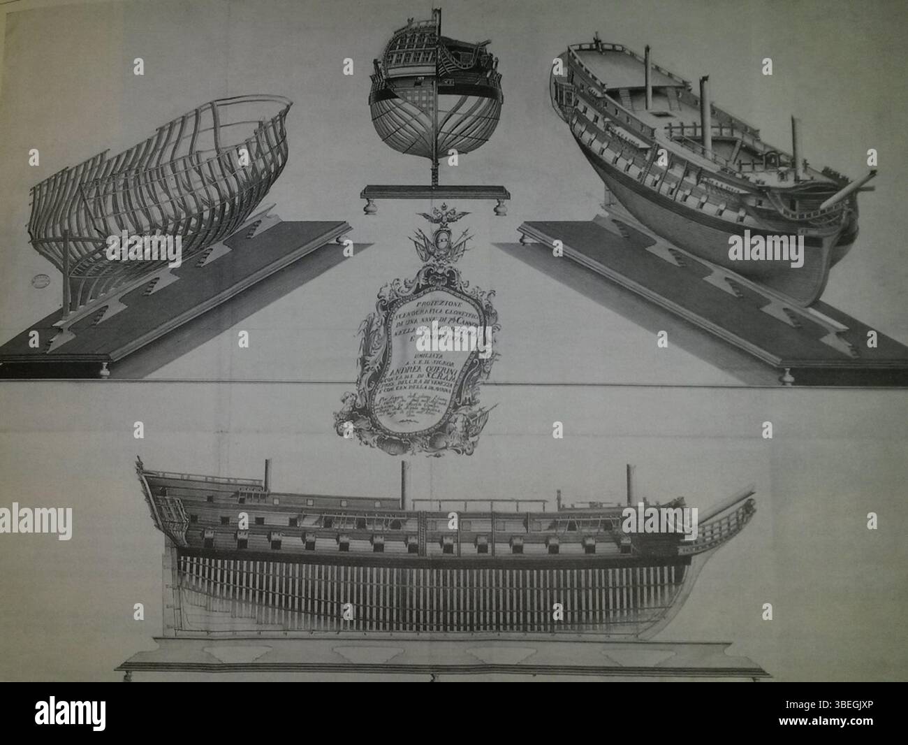 This 18th-century depiction shows a Venetian Leon Trionfante-class ship ...