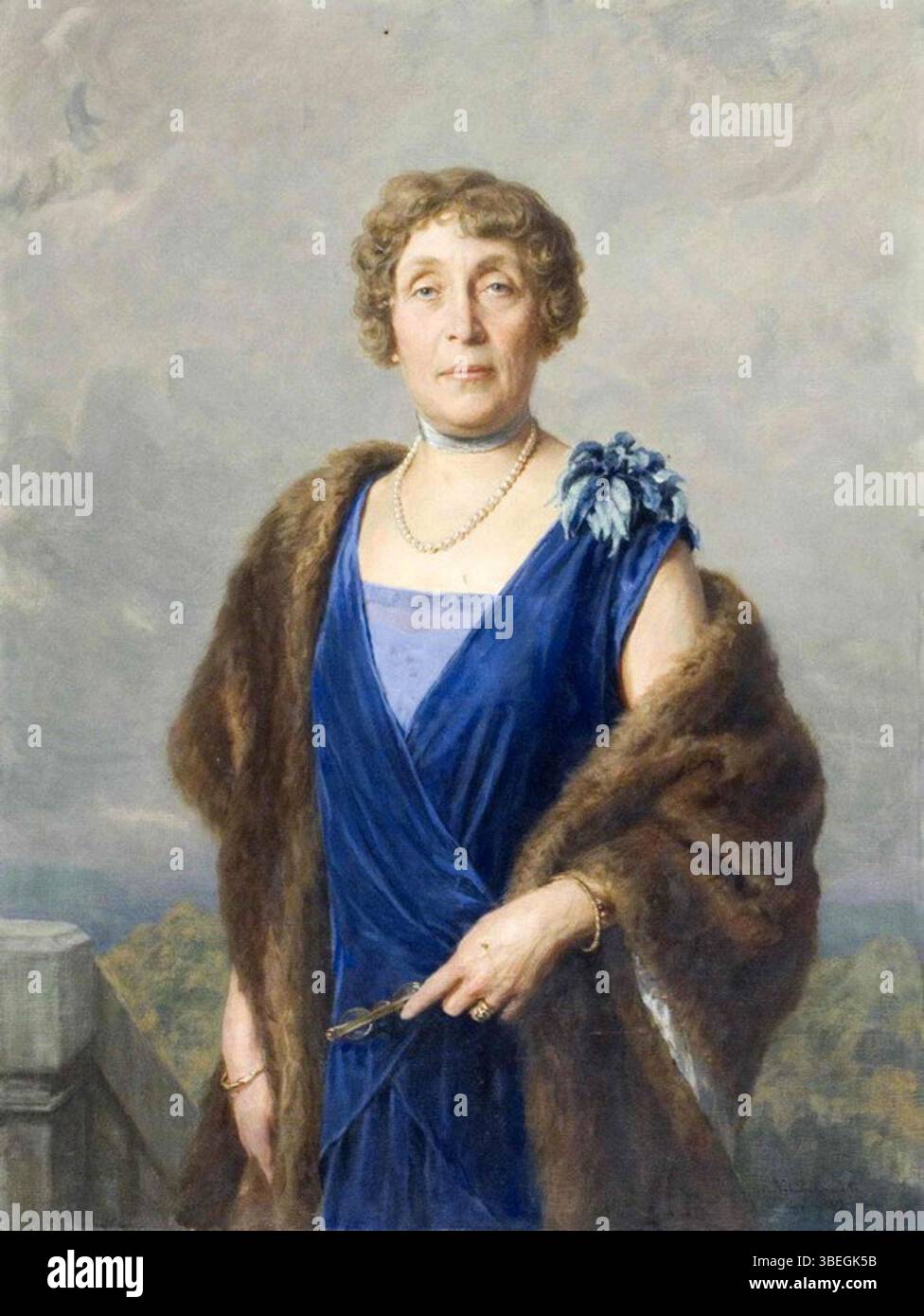 Kazimierz Pochwalski's portrait of Eleonora Lubomirska (before 1940 ...