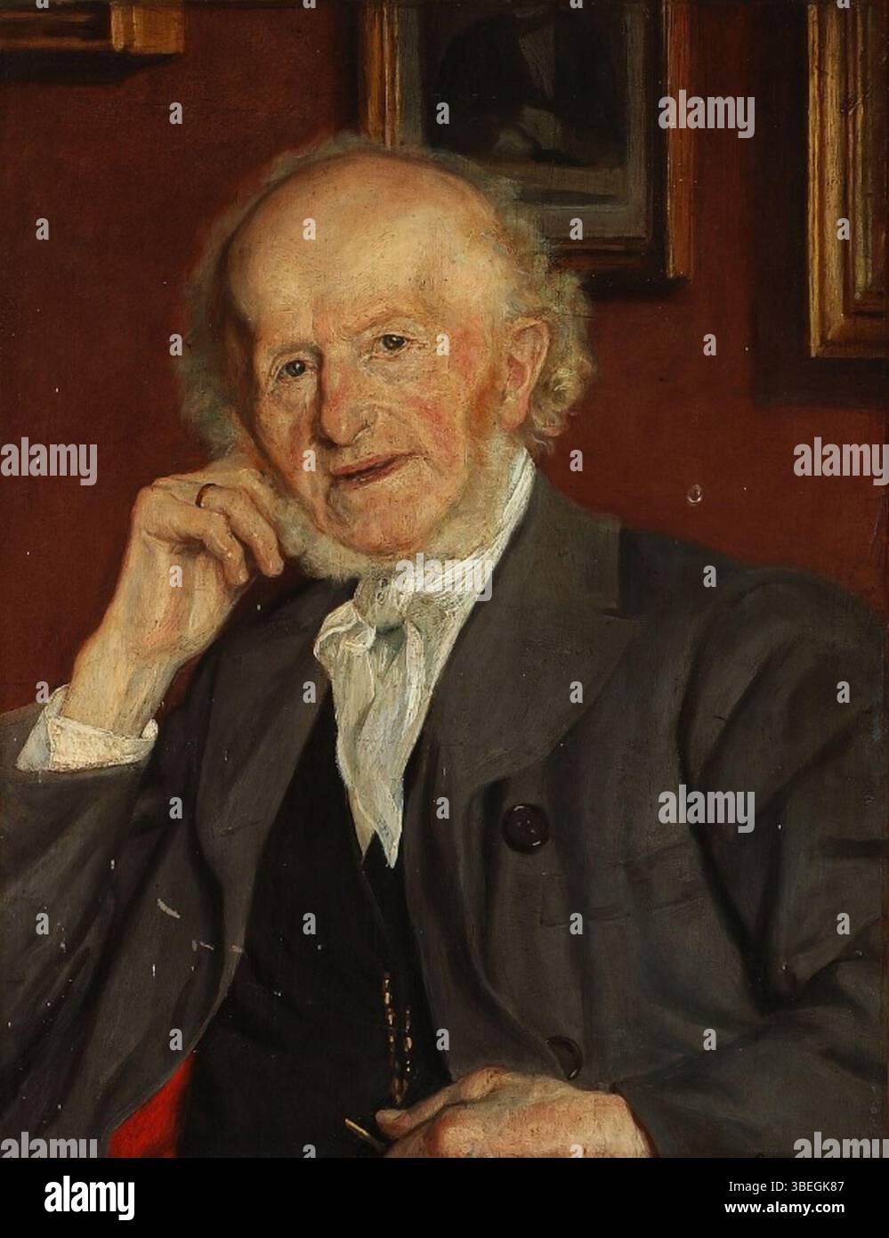 This 1898 portrait by Viggo Pedersen features Julius Theodor Borup, the ...