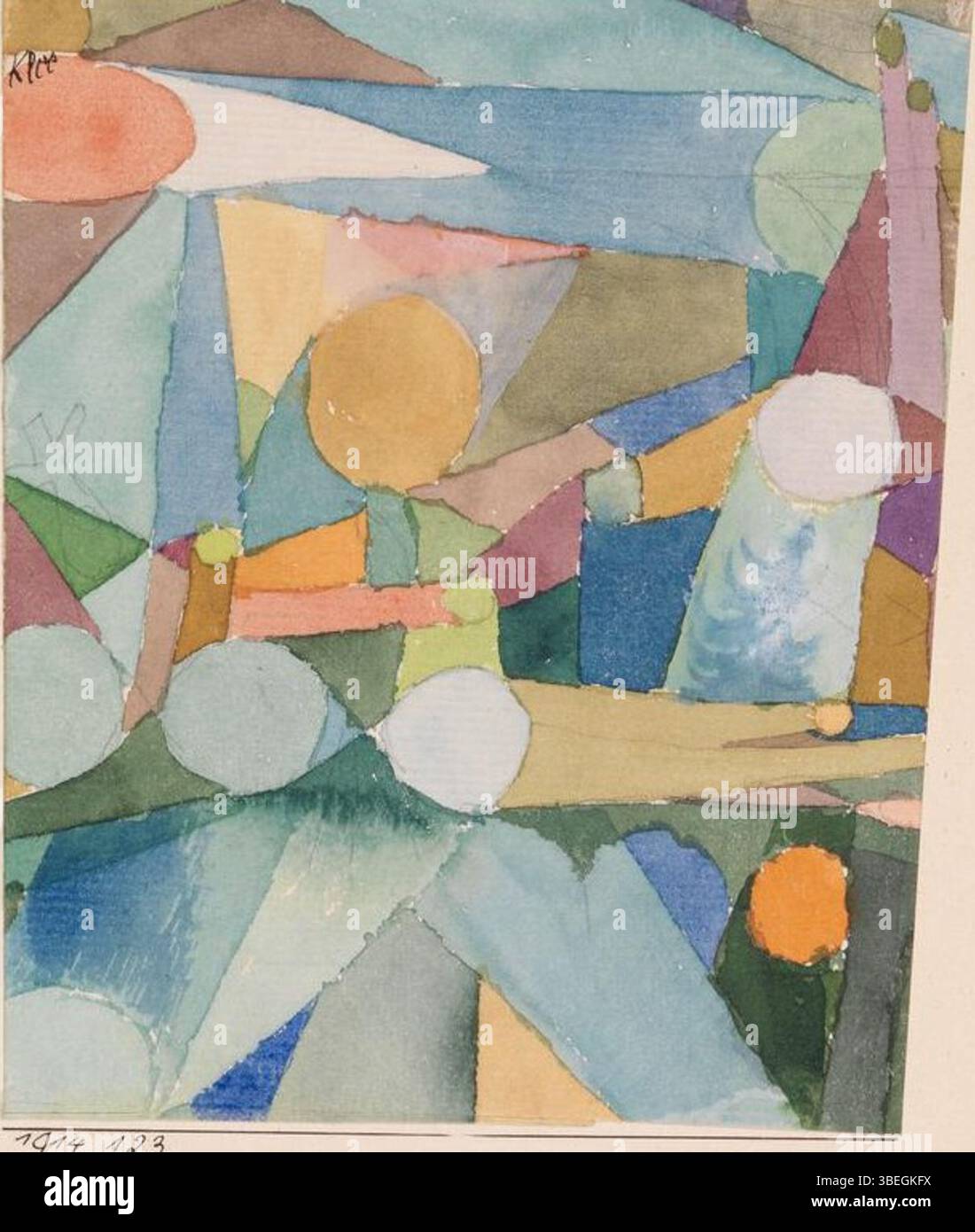 Paul Klee’s 1914 work 'After a Sketch from Zurich' interprets a ...